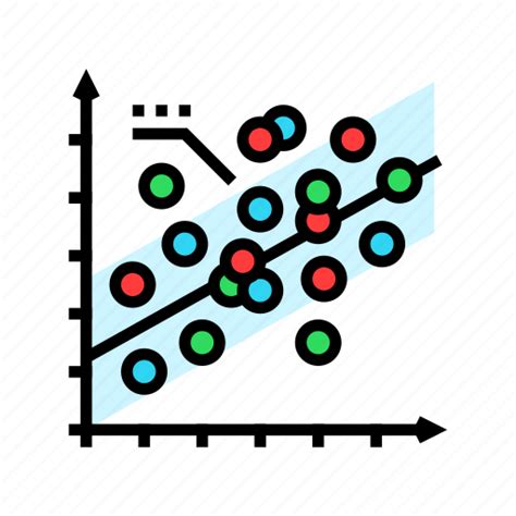 Regression Graph Machine Learning Algorithm Model Icon Download