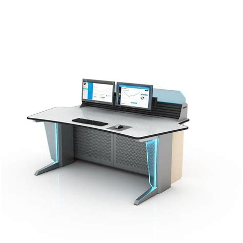 Railway Control Center Command Center Ergonomic Control Room Console Industrial Technical