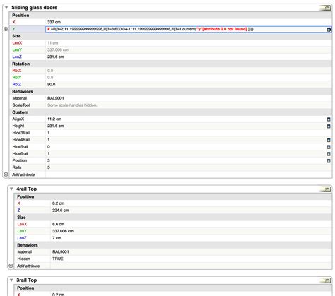 attribute 0 0 not found dynamic components sketchup community