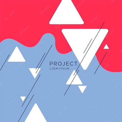 Premium Vector Abstract Blobs And Geometric Shapes On A Background