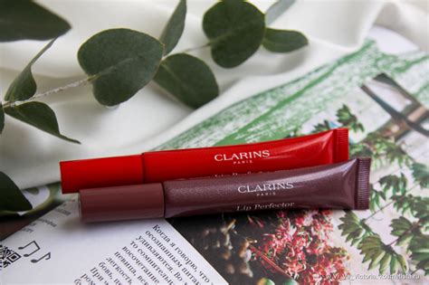 Clarins Lip Perfector в оттенках 25 Mulberry Glow и 23 Pomegranate Glow ...