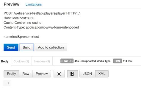 Error 400 Bad Request Service Rest Et Postman Java