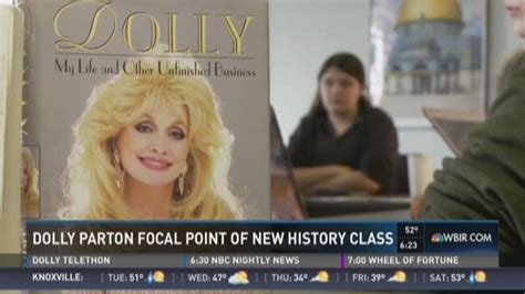 Dolly Parton Focal Point Of New Ut History Class