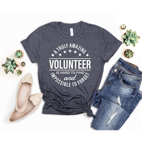 Amazing Volunteer Graphic Tee Statement Shirt Etsy