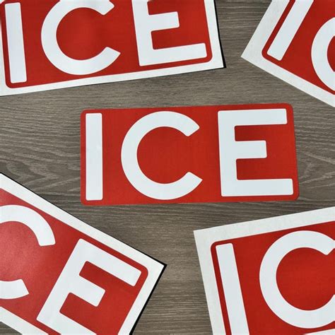 F Ice Sign Etsy