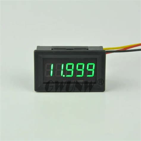 1pcs Digital Voltmeter Two Wires 0 36 Inch LED Display Blue DC 4 50V 30 0V Digital Panel Voltage