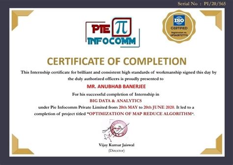 anubhab banerjee on linkedin internship on big data and analytics during