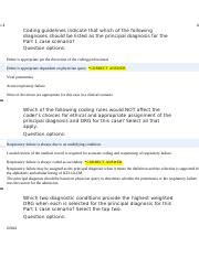Understanding Coding Guidelines And DRG Assignments In Healthcare Course Hero