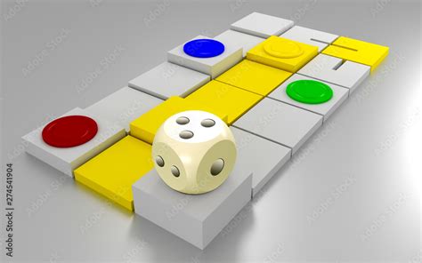 3d rendered ludo board game illustration stock illustration adobe stock