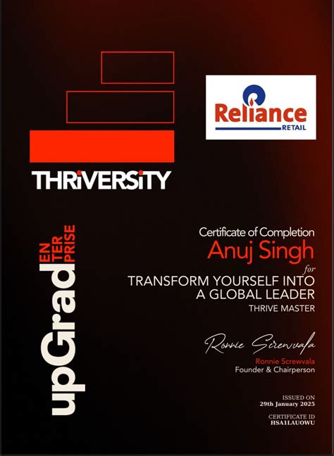 Leadership Globalleadership Continuouslearning Thriversity Anuj