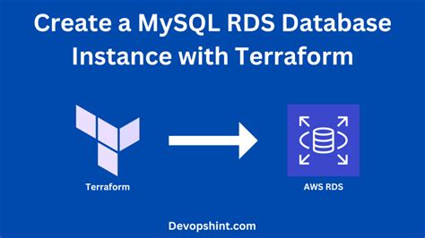 How To Create Mysql Rds In Aws Using Terraform 2 Steps