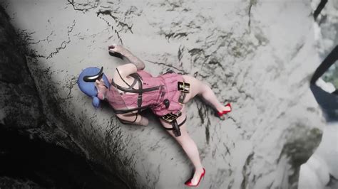 D Falling Down The Cliff