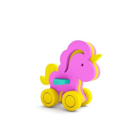 12 002 Игрушка с колесами Единорог от хобби маркета Zigzag