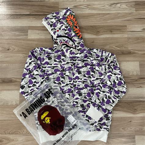 Size Up‼️ Bape Hoodie Size L Fits Like M Depop