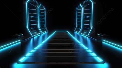 3d 렌더링된 검은색 분위기의 파란색 조명 무대 검은 무대 플랫폼 배경 검은 연단 배경 일러스트 및 사진 무료 다운로드 Pngtree