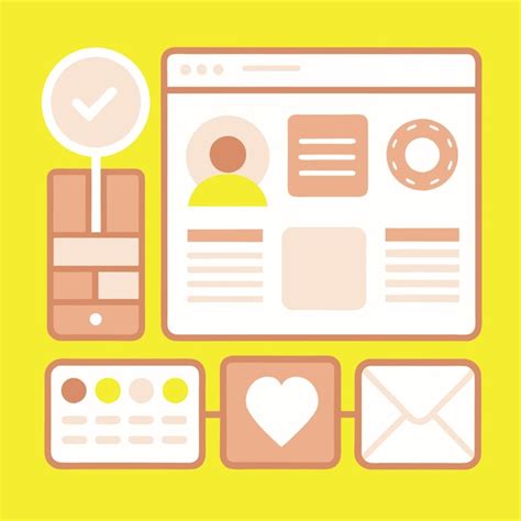 Premium Vector Simple Web Ui Elements Kit Graphic