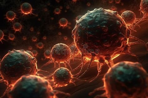 Cancer Radiotherapy Treatment Reabilitation Stock Illustration