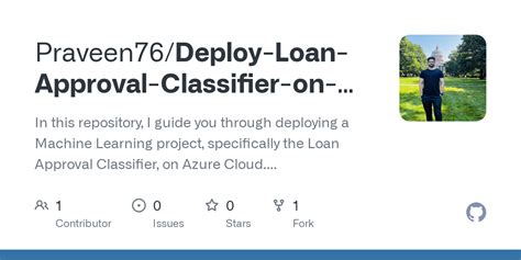 Github Praveen76deploy Loan Approval Classifier On Azure Cloud In