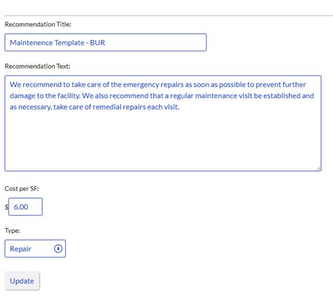 Add Newedit Inspection Recommendation Templates Fcs Support Center
