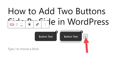 how to add two buttons side by side in wordpress easiest method ultimate blocks