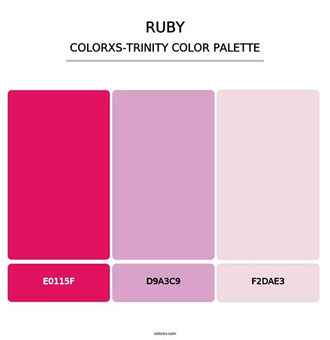 Ruby Color Palettes