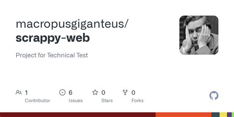 Github Macropusgiganteus Scrappy Web Project For Technical Test