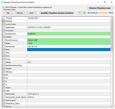 autodesk inventor faq Übersicht kostenlose inventor tools hausmacherart