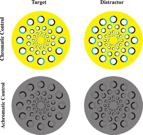 Control Target And Distractor Stimuli Created For Experiment 2 Note
