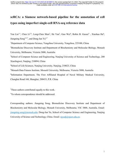 Pdf Scrca A Siamese Network Based Pipeline For The Annotation Of