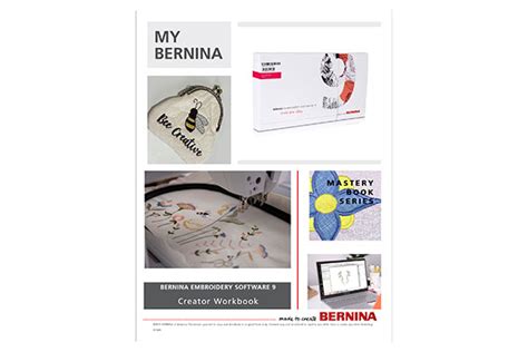 Software 9 Creator Workbook Learn And Create Bernina