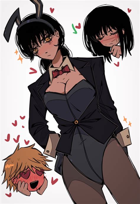 Denji Yoru And Mitaka Asa Chainsaw Man Drawn By Ulkubo Danbooru