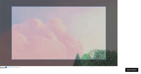 vue cropperjs video codesandbox