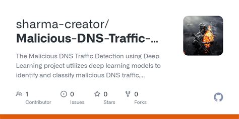 GitHub Sharma Creator Malicious DNS Traffic Detection Using Deep Learning