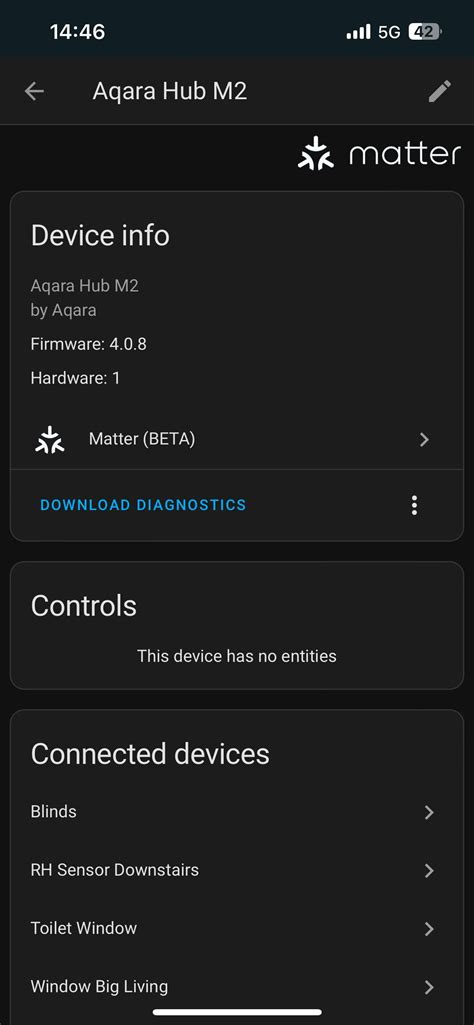 M2 Hub To Home Assistant Using Matter R Aqara