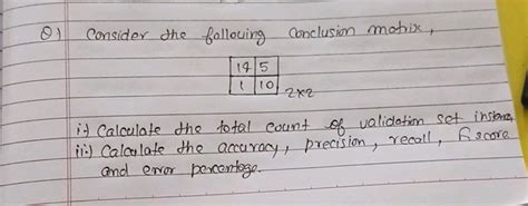 0 Consider The Following Conclusion Matrix Studyx 0 Consider The Following Conclusion Matrix Studyx