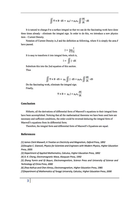 The Equivalence Of Integral And Differential Form Of Maxwells