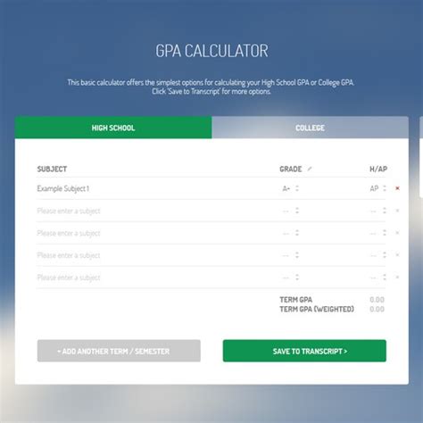 Our GPA Calculator Needs A New Look Landing Page Design Contest
