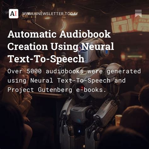 Arjun Kashyap On Linkedin Automatic Audiobook Creation Using Neural Text To Speech Read Here