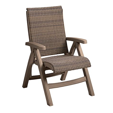 Java All Weather Wicker Folding Chair