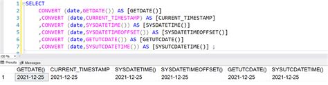 在 SQL Server 中检查当前日期和时间时间戳的 SQL 命令 墨天轮