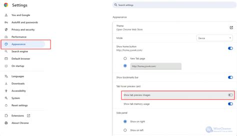 How To Disable Tab Hover Card Images In Chrome