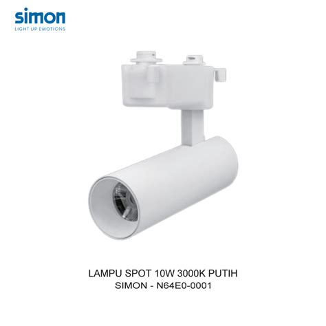 ListrikKita Com SIMON LAMPU SPOT 10W 3000K PUTIH