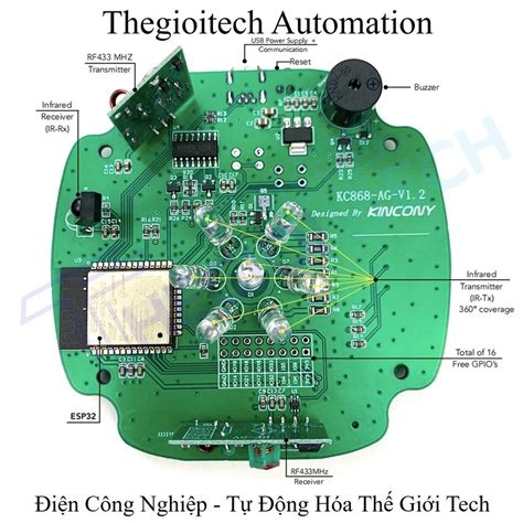 Kincony Ag Cho Esphome Tasmota Nhà Trợ Lý Arduino Ide Chương Trình đồ Họa Diy Ir Rf Gateway