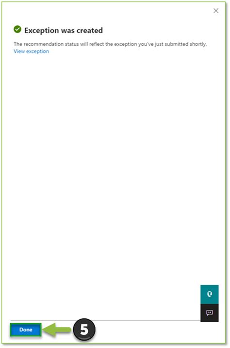 Defender Vulnerability Management Exception Action