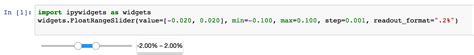 Readout Format Not Working In FloatRangeSlider Issue Jupyter Widgets Ipywidgets GitHub
