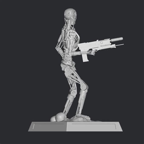 T800 Terminator Endoskull Stl File 3d Printing 3d Print File 3d Stl Super Hero Figure Game