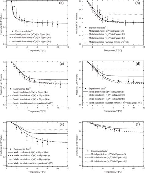 Comparison Between Experimental Data And Model Predictions Obtained