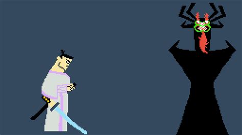 Editing Pixel Samurai Jack And Aku Free Online Pixel Art Drawing Tool