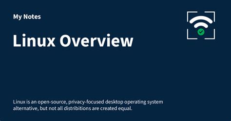 Linux Overview My Notes