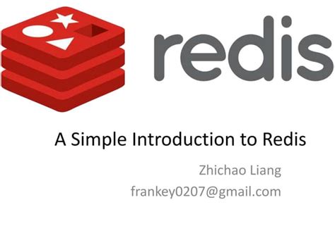 A Simple Introduction To Redis Pptx